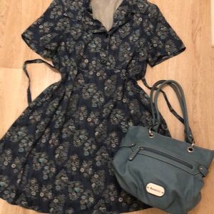 Dresses | Vintage Blue Prairie Dress | Poshmark